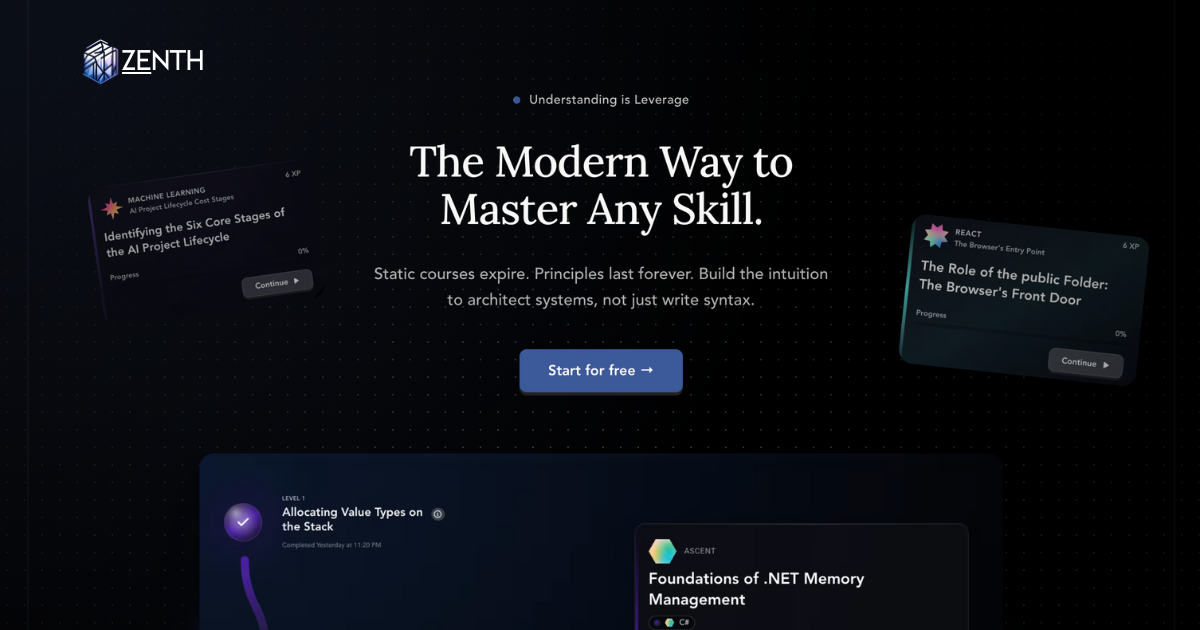Turn Any Technical Topic Into a Learnable Curriculum | Zenth